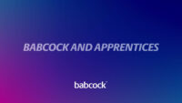 Apprenticeships · Babcock Early Careers